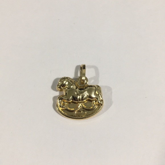 Jewelry | 14k Yellow Gold Rocking Pony Horse Charm | Poshmark